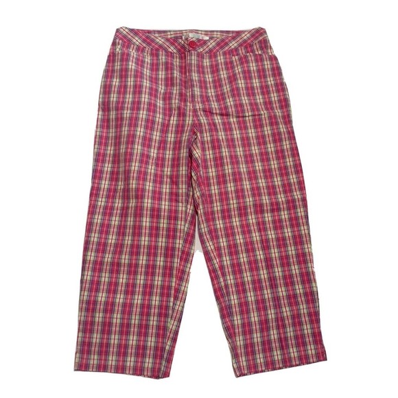 bill blass | Pants & Jumpsuits | Bill Blass Capri Pants Plaid Size 8 ...